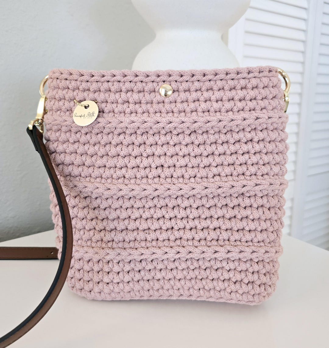 Crocheted Crossbody Bag / Boho Bag / Crochet Purse / Ladies Handbags ...