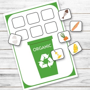 Printable Digital Recycling Activity Game - Recycling Game - Earth Day ...