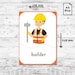 29 Professions Flash Cards: Kindergarten Printable (PDF) - Etsy