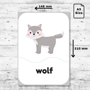 Animal Flash Cards for Children - Montessori Animal Flash Cards ...