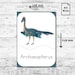Dinosaur Flash Cards: Montessori Homeschool Printable (PDF Digital ...