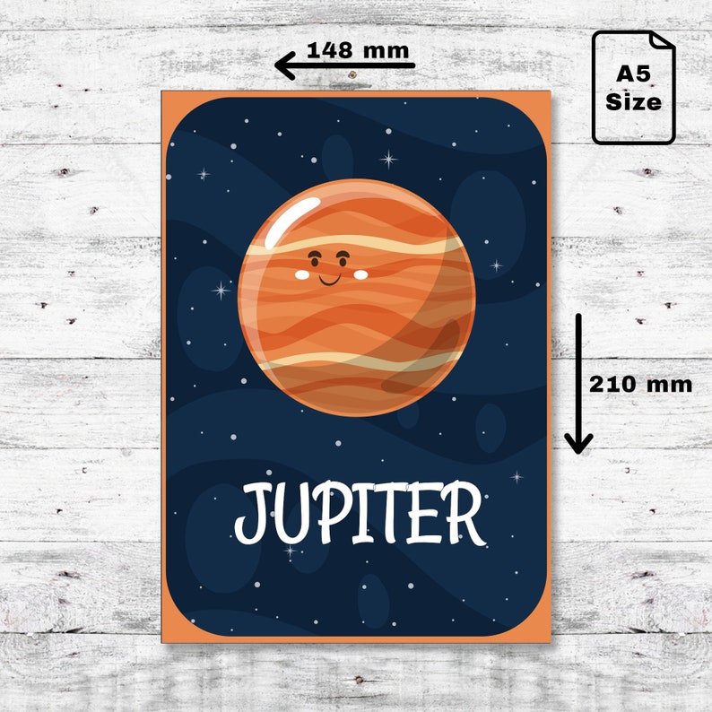 Solar System PDF Printable Cards, Flash Cards, Preschool Printables ...