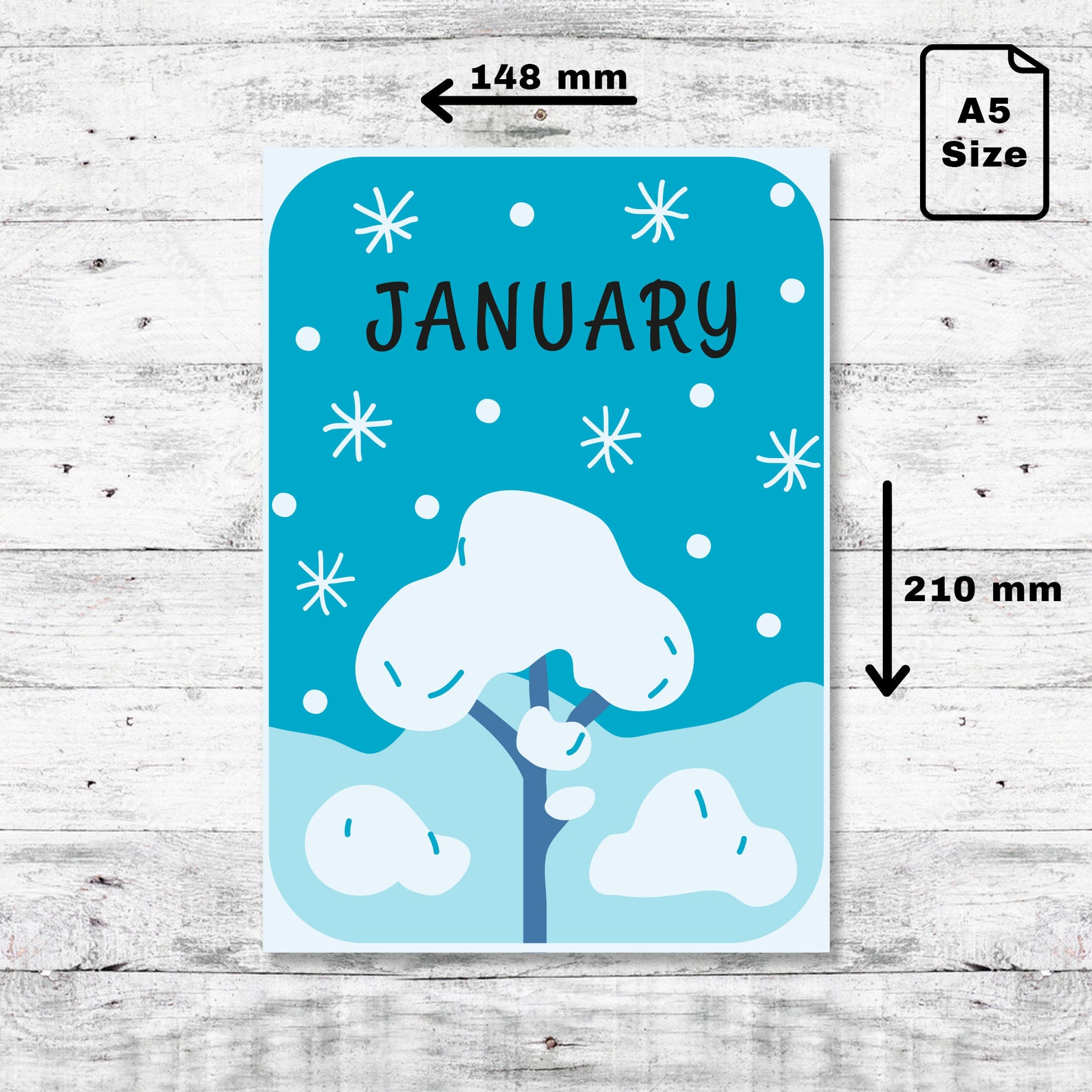 Digital Printable Months Year Seasons Flashcards, Printable Flashcards ...