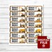 Personalized School Construction Tools Digital Printable Labels ...