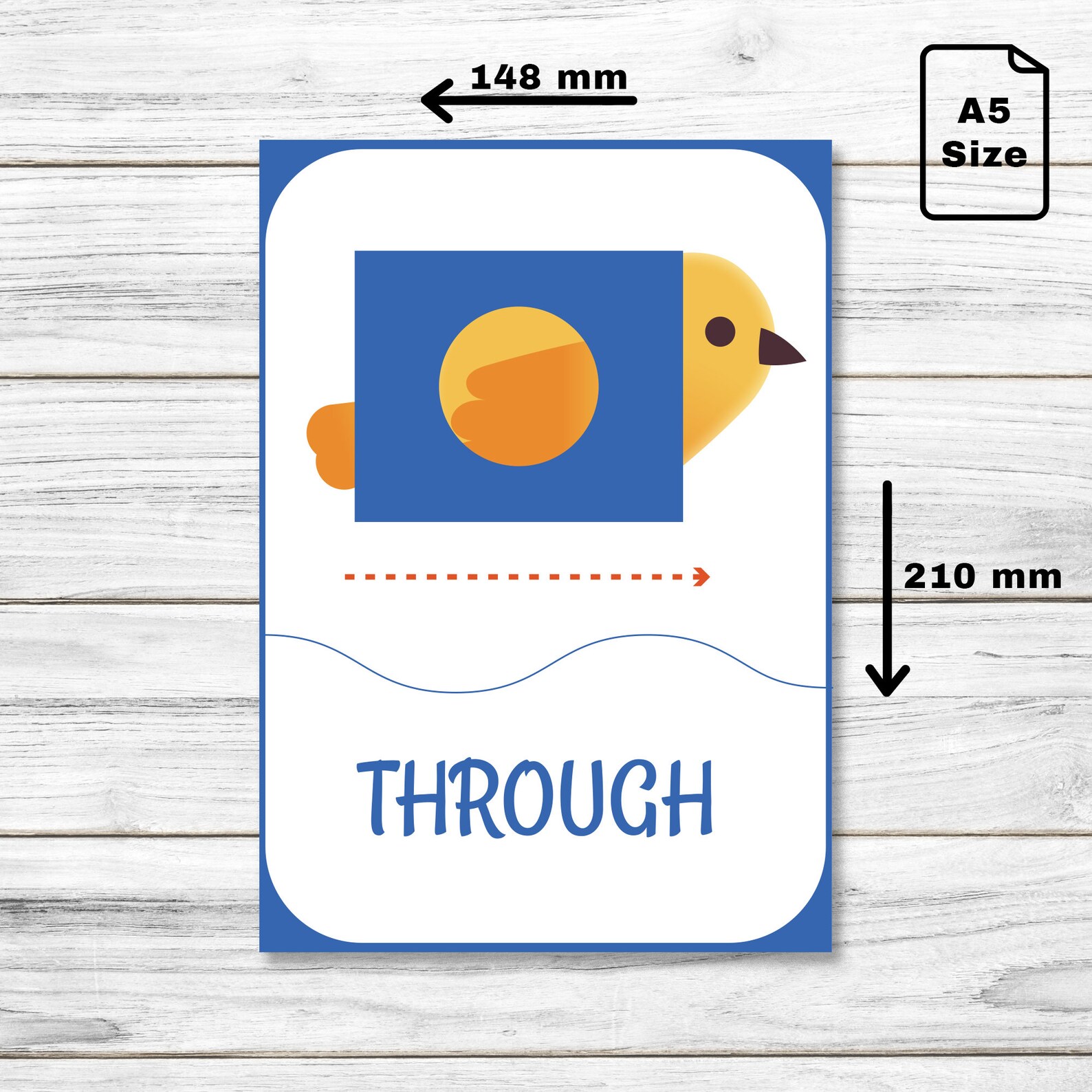 Prepositions Montessori Flashcards: Positional Learning (PDF Printable ...