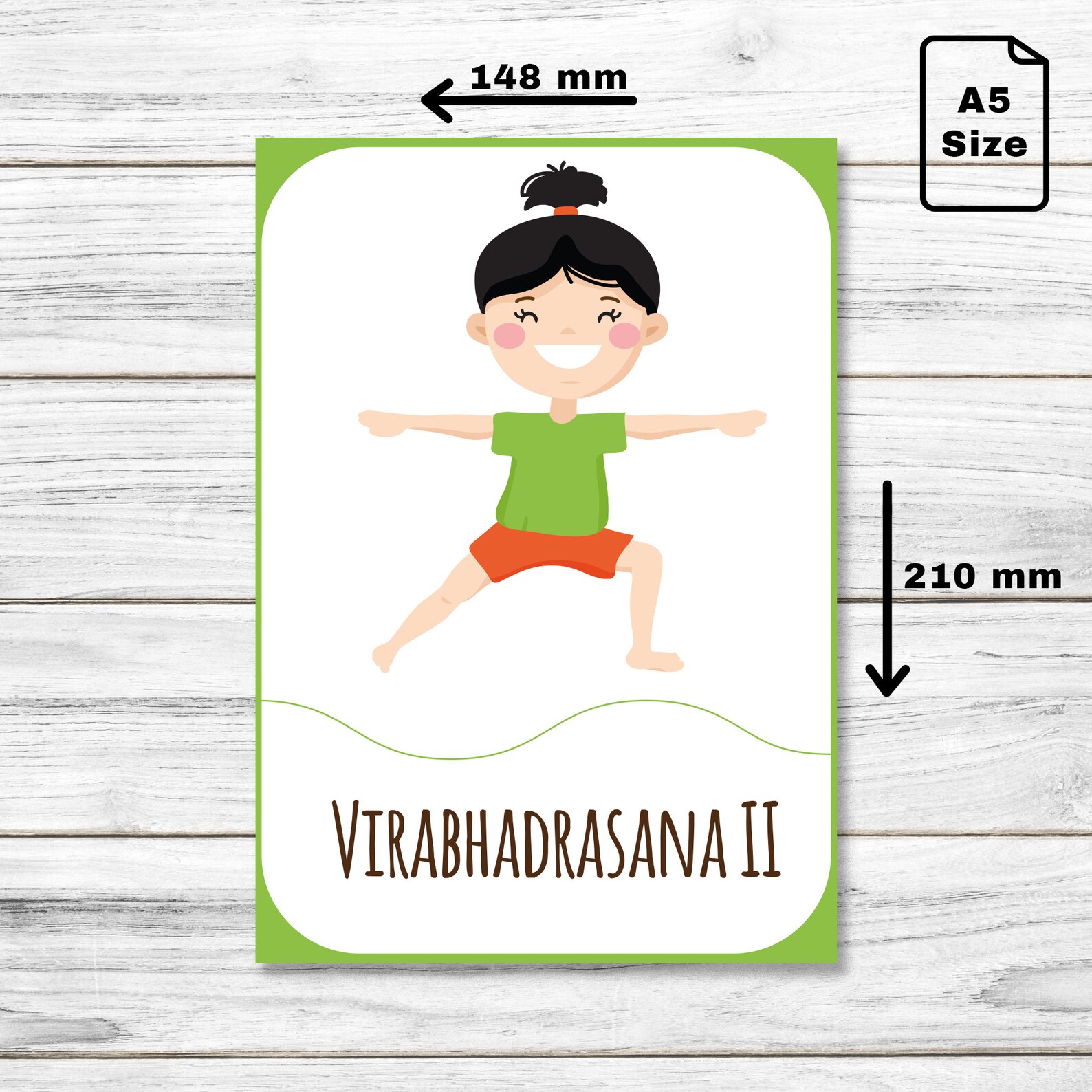 Printable Kids Exercise Cards, Digital Active Kid Card Set, Set of 16 ...