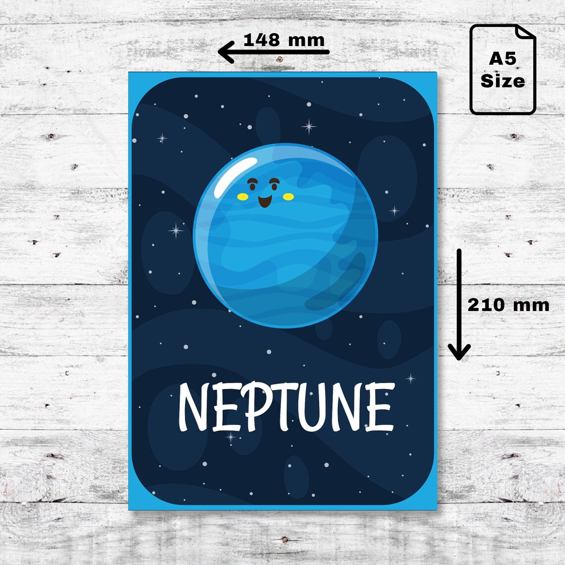 Solar System PDF Printable Cards, Flash Cards, Preschool Printables ...