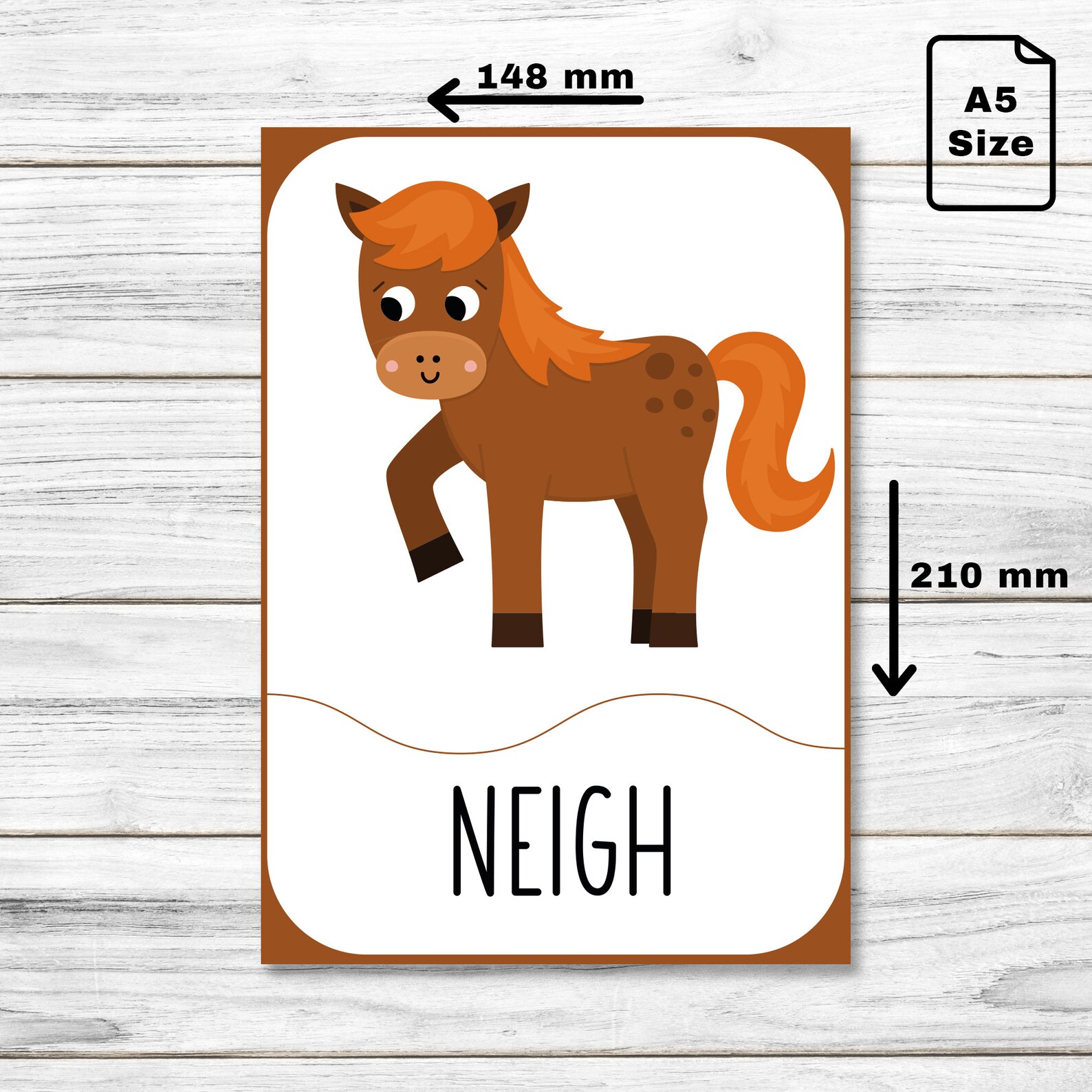 Farm Animal Sounds Printable Flashcards - Farm Animal Noise - Animal ...