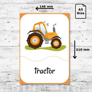 12 Printable Farm Animals Flashcards, PDF Printable Cards, Farm Flash ...