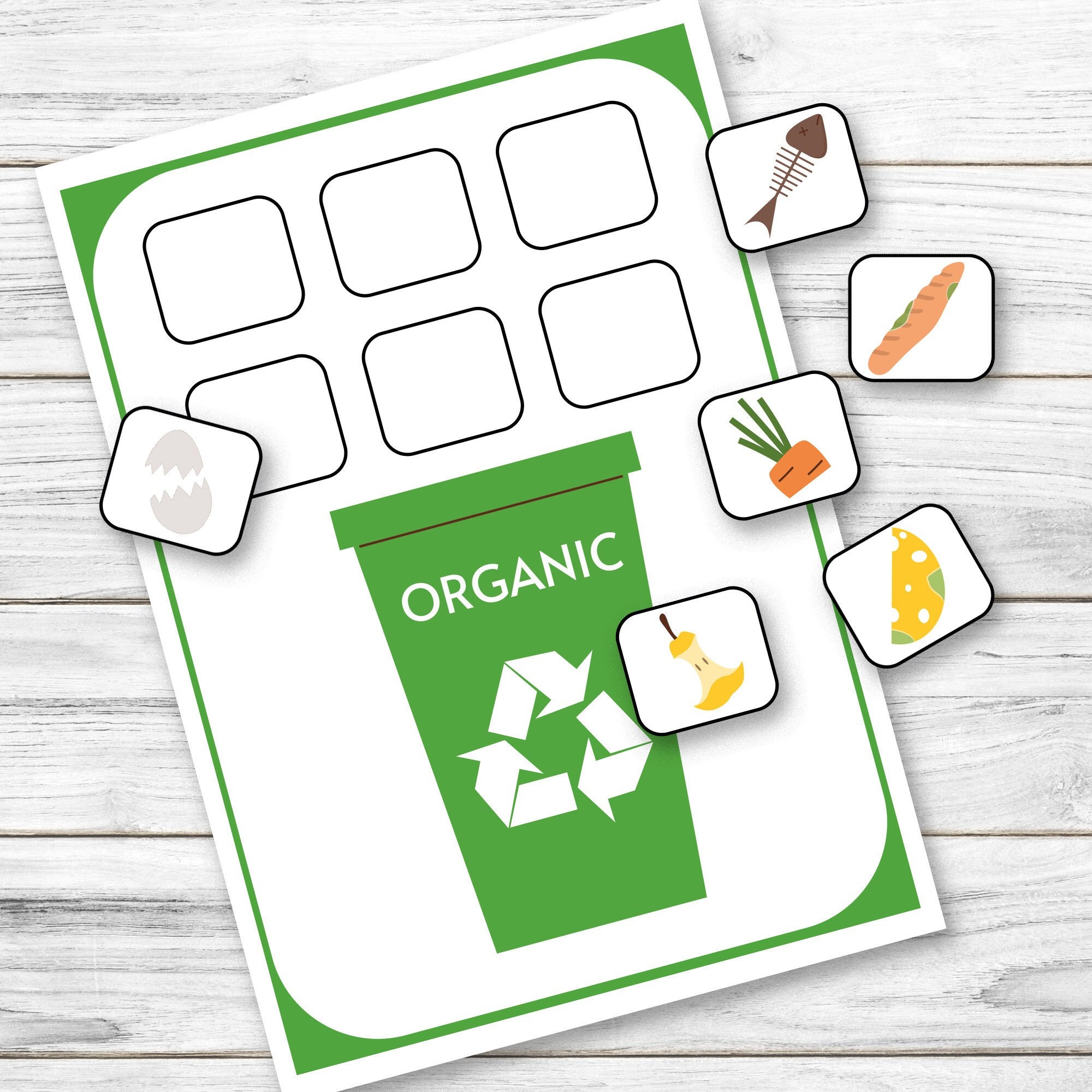 Printable Digital Recycling Activity Game - Recycling Game - Earth Day ...