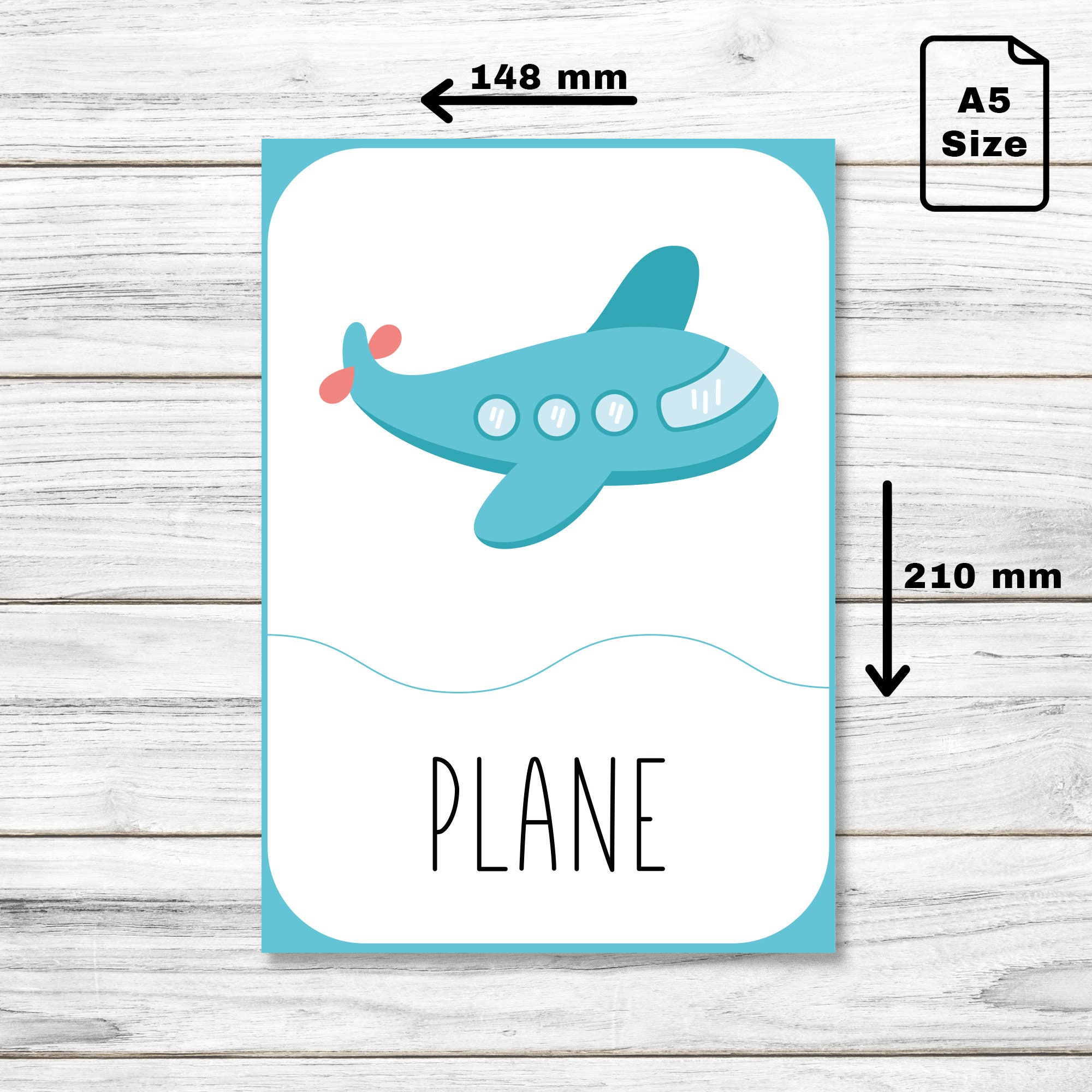 Transportation Cards Preschool Printable Flash Cards Transportation ...