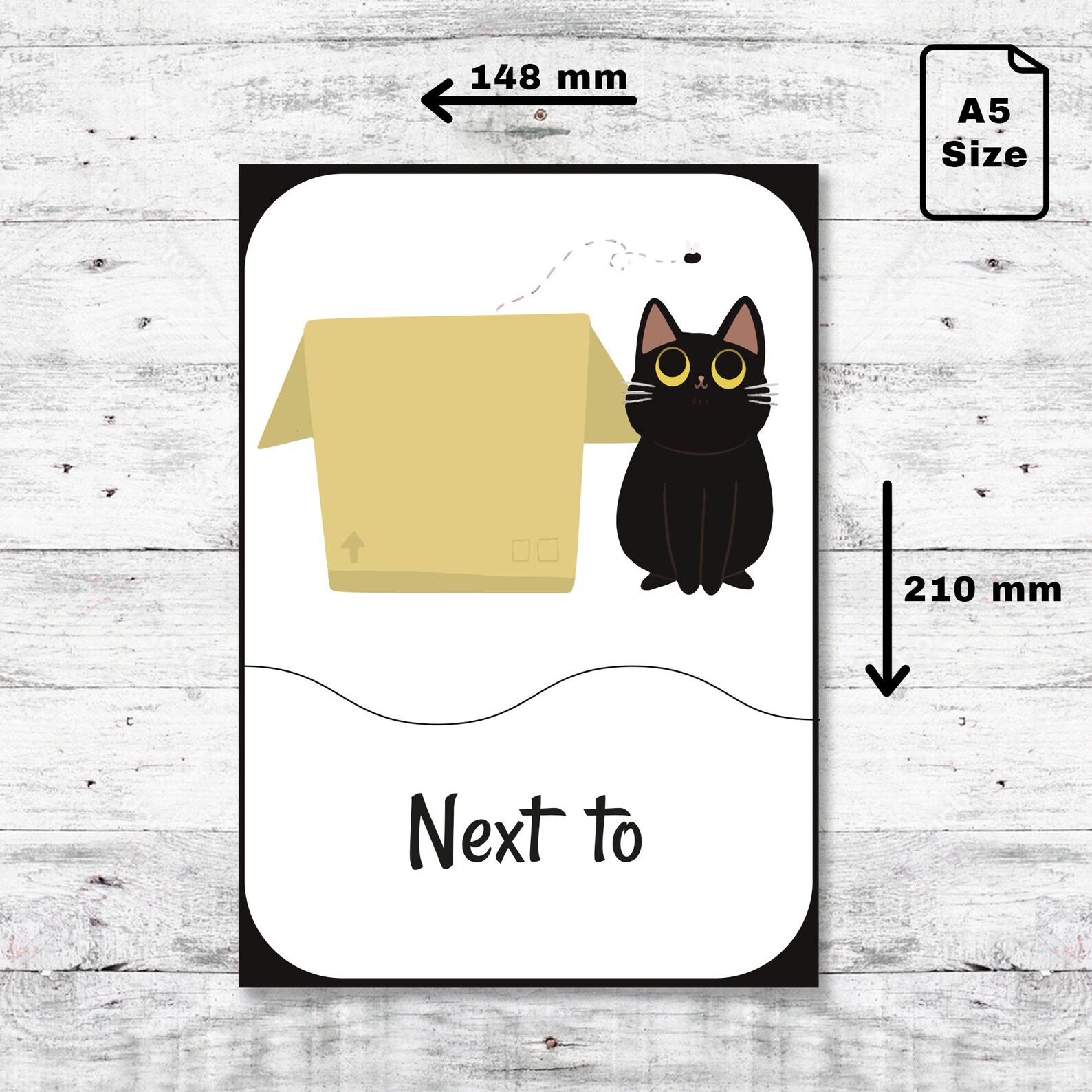 Prepositions Digital Printable Flashcards, Prepositions Montessori ...