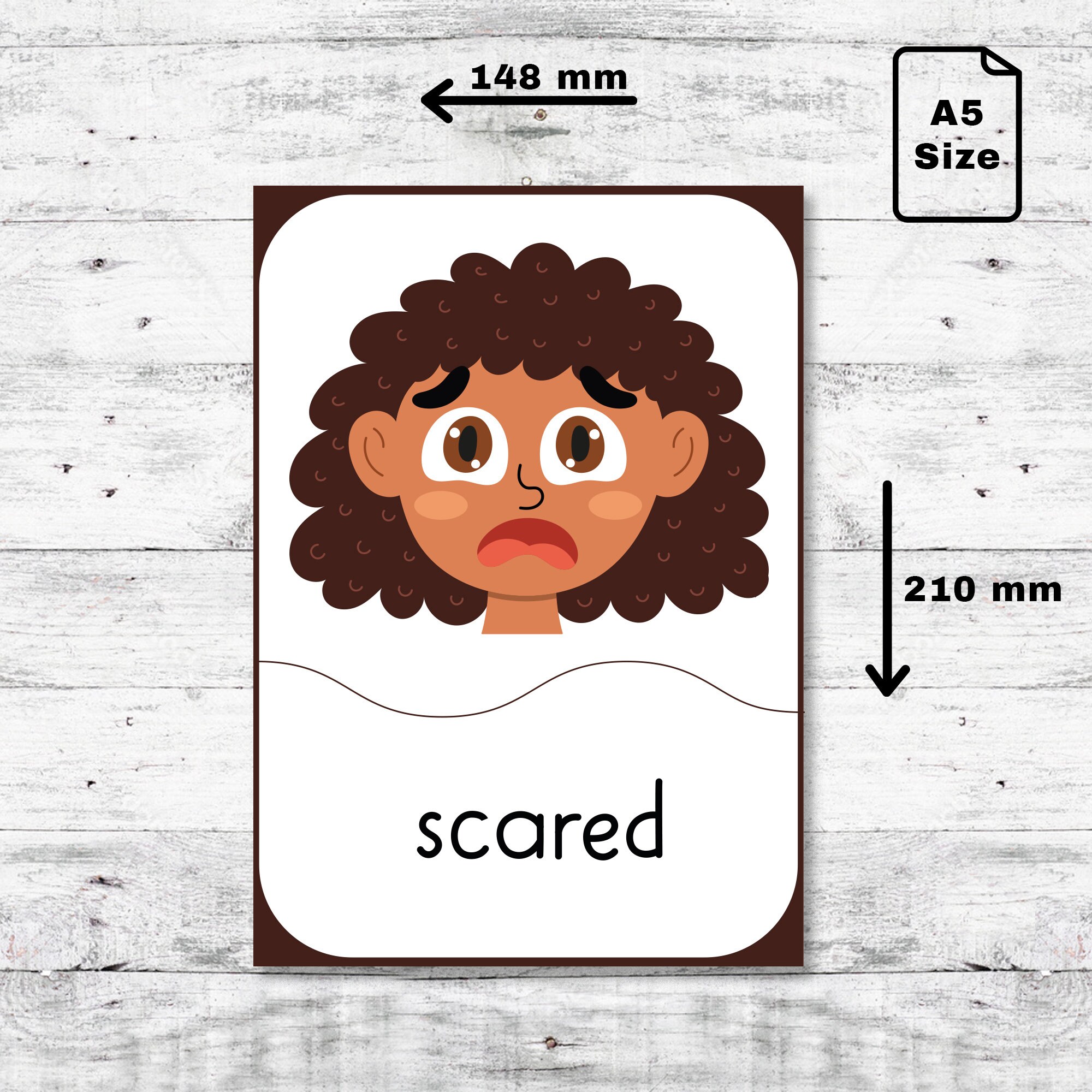 Emotion Flash Cards: Printable Feelings Cards for Kids (PDF Download ...