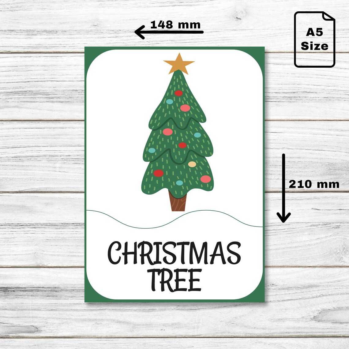 24 Printable Christmas Activity Flashcard Christmas Activity - Etsy