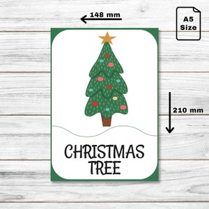 24 Printable Christmas Activity Flashcard - Christmas Activity Card ...