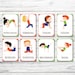 Printable Kids Exercise Cards, Digital Active Kid Card Set, Set of 16 ...