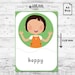 12 PDF Digital Printable Emotion Cards, Feelings & Emotion Cards ...