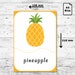 12 PDF Digital Printable Fruits and Vegetables Flashcards, Flashcards ...