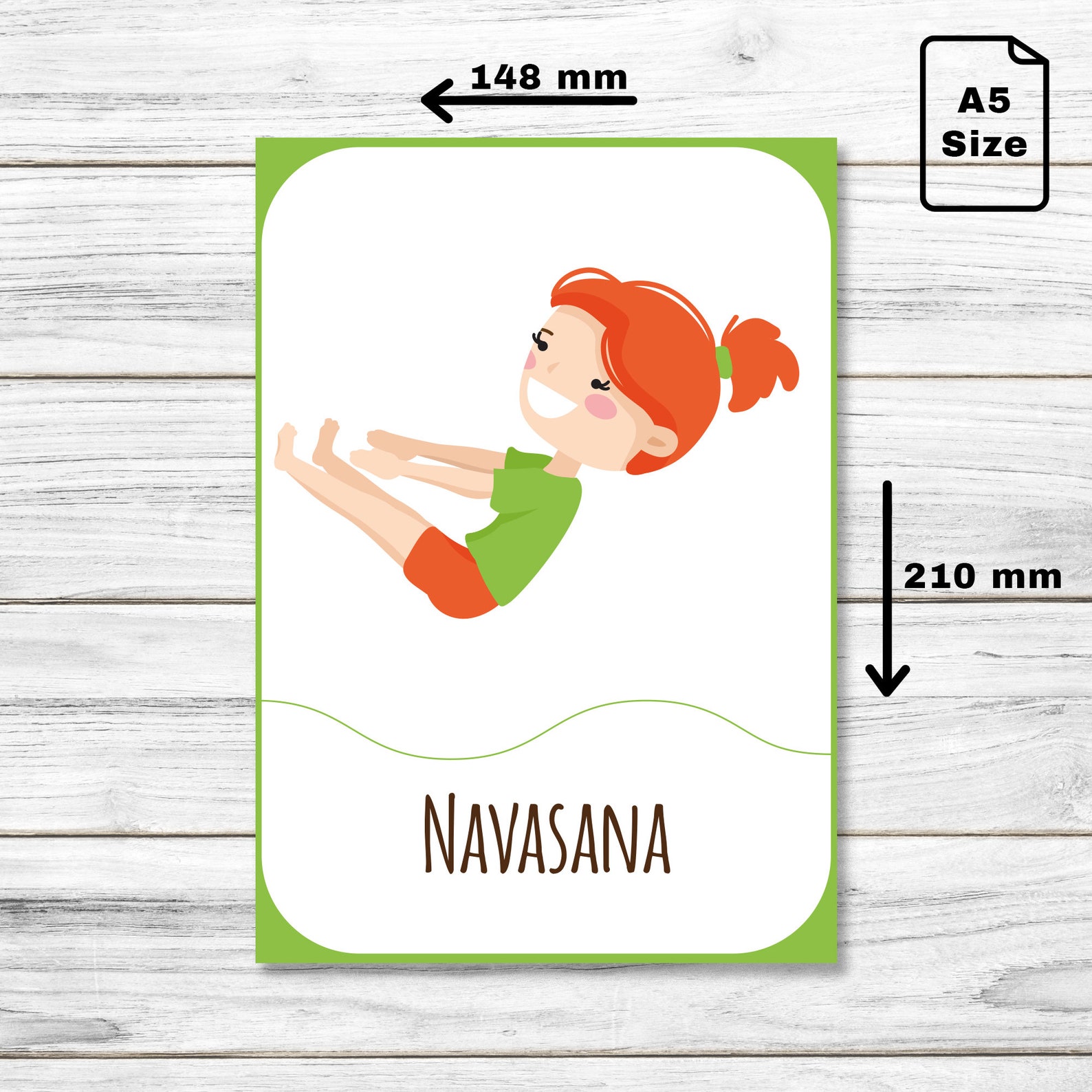 Printable Kids Exercise Cards, Digital Active Kid Card Set, Set of 16 ...
