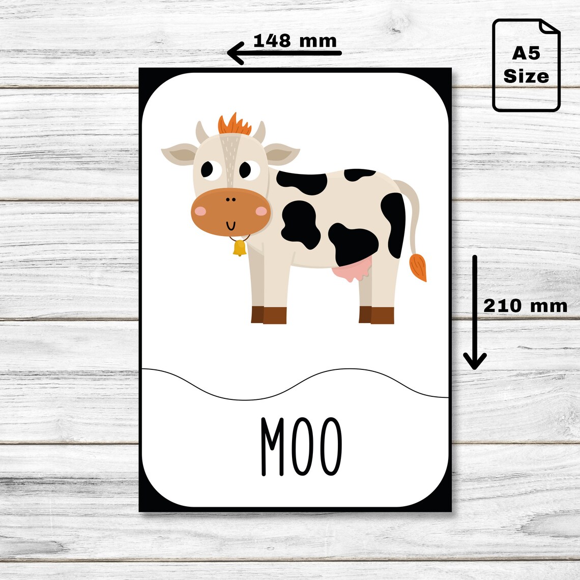 Farm Animal Sounds Printable Flashcards - Farm Animal Noise - Animal ...