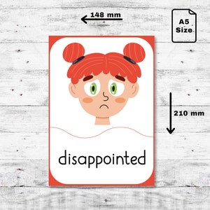 Emotion Flash Cards: Printable Feelings Cards for Kids (PDF Download ...