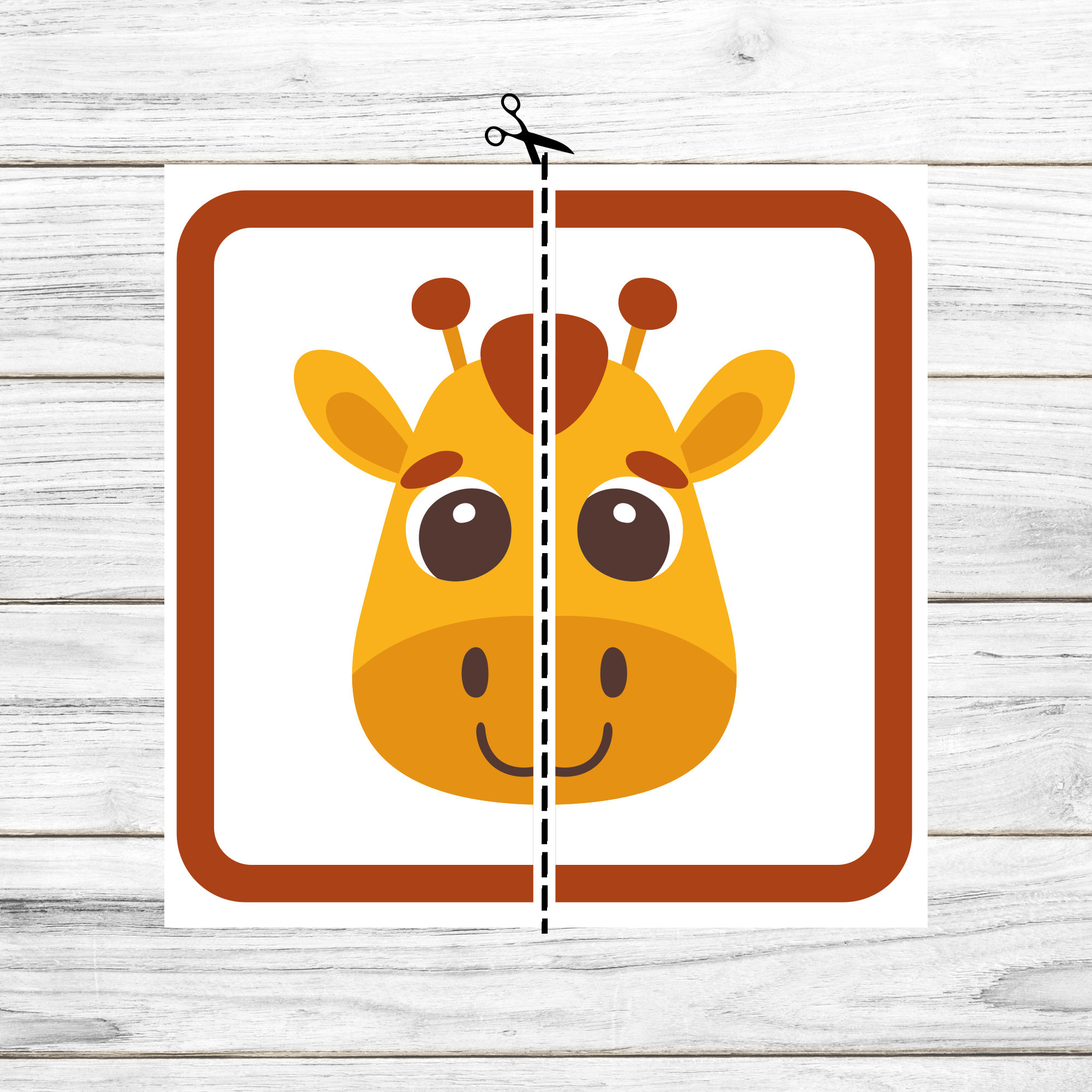 Animal Matching Game: Printable Puzzle for Kindergarten (PDF) - Etsy