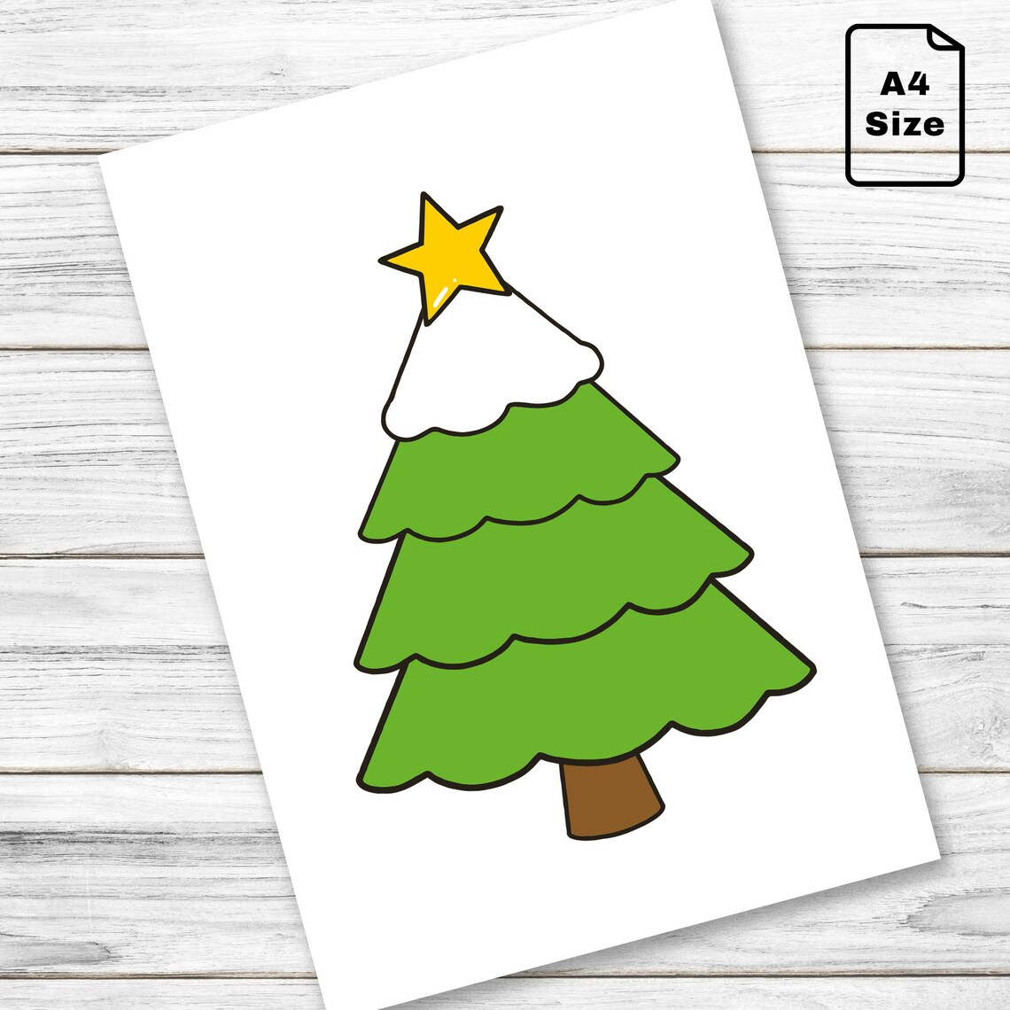 Christmas Tree Printable Craft Kit - Christmas Ornament Kids - Kids ...