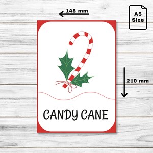 24 Printable Christmas Activity Flashcard - Christmas Activity Card ...