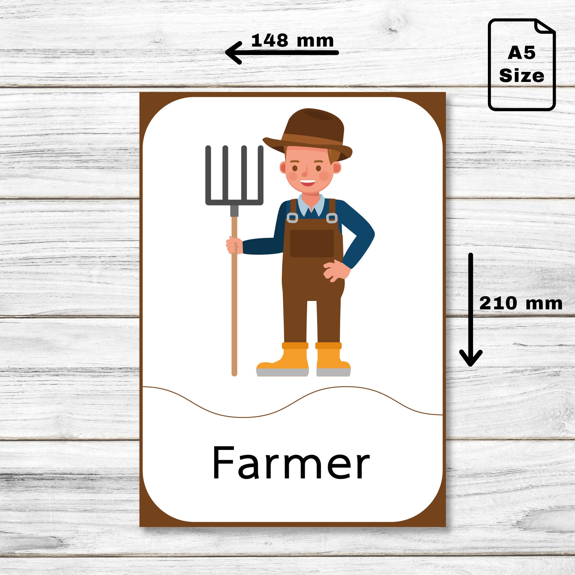 Community Helpers Flashcards: Occupations Printable Cards (PDF) - Etsy