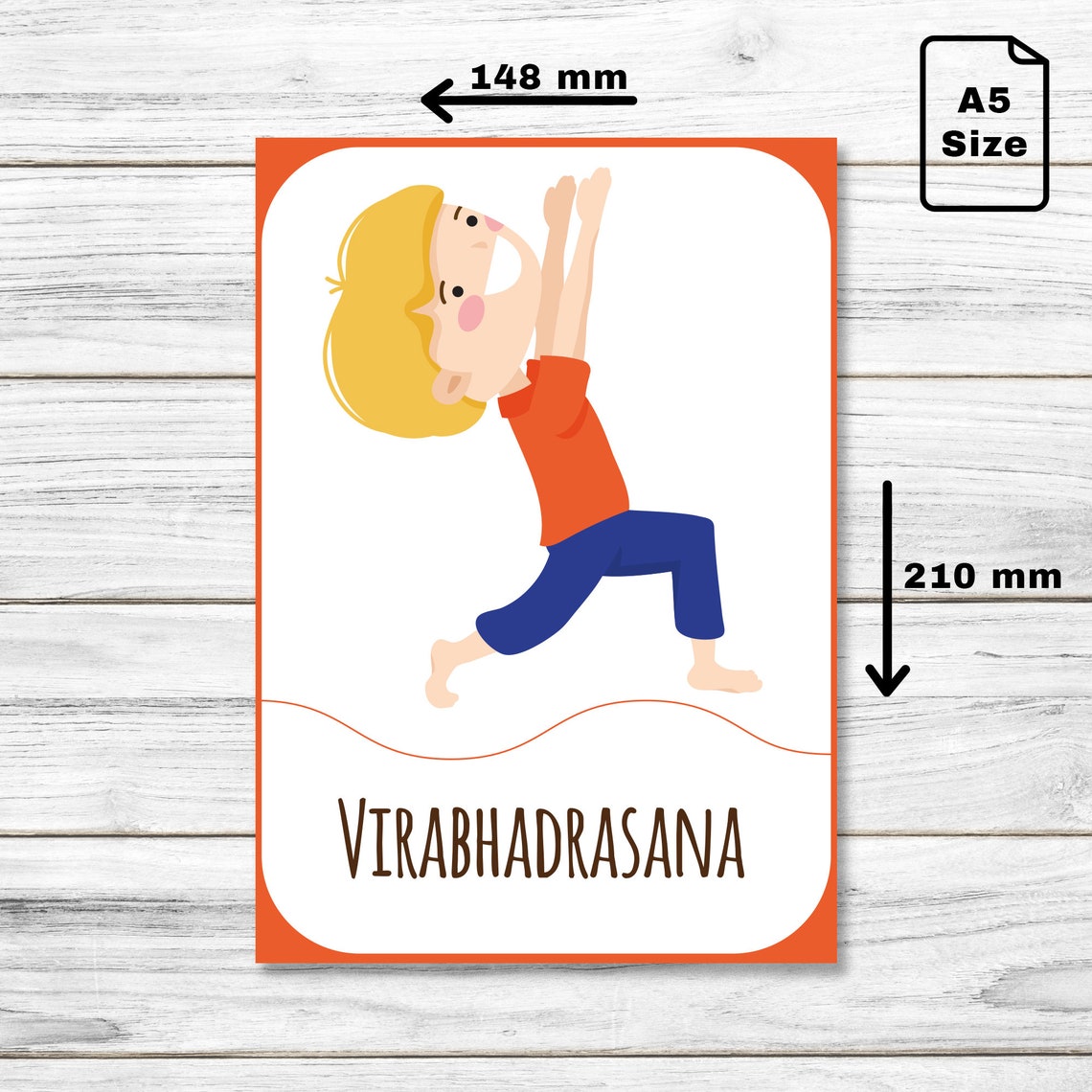 Printable Kids Exercise Cards, Digital Active Kid Card Set, Set of 16 ...