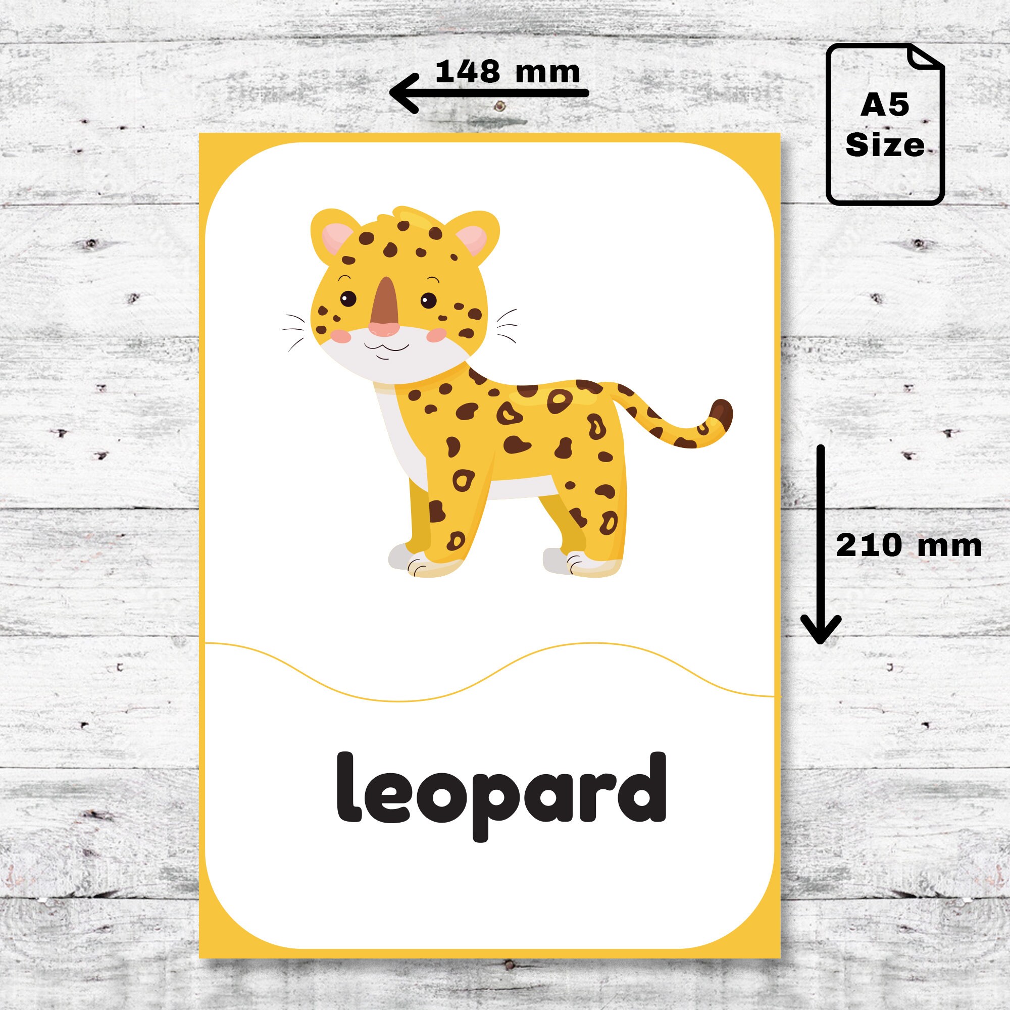 Animal Flash Cards for Children - Montessori Animal Flash Cards ...