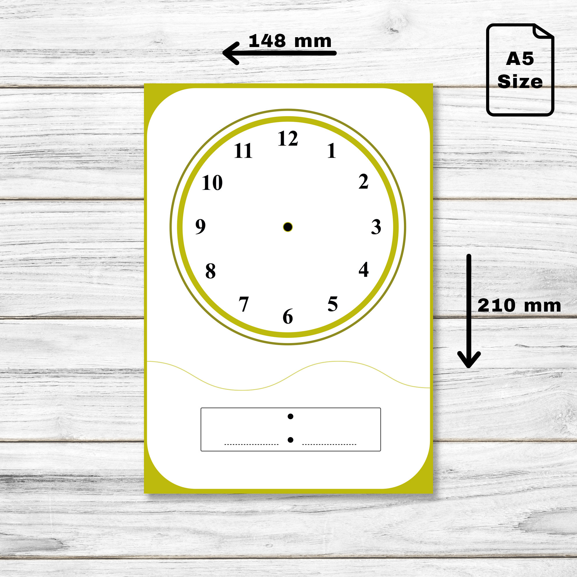 Prinable Telling the Time Blank Clocks Worksheet Template - Analog ...