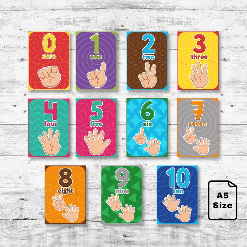 Printable Flashcard Printable Learning Numbers, 10 Printable Numbers ...