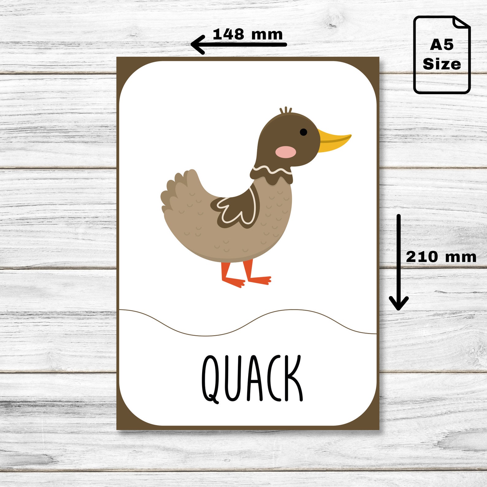 Farm Animal Sounds Printable Flashcards - Farm Animal Noise - Animal ...