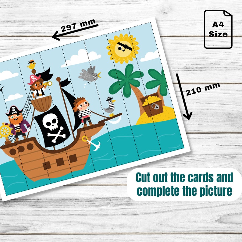 Digital Printable Educational Number Puzzle Game Matching - Etsy