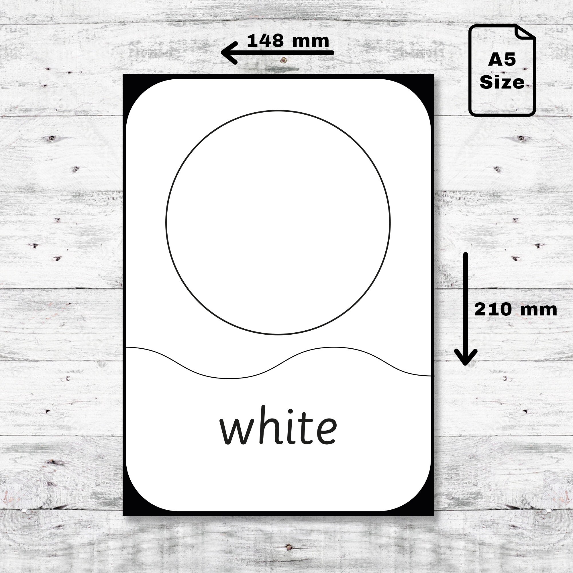 Printable Color Preschool Card, Color Flashcards for Kid, Homeschool ...