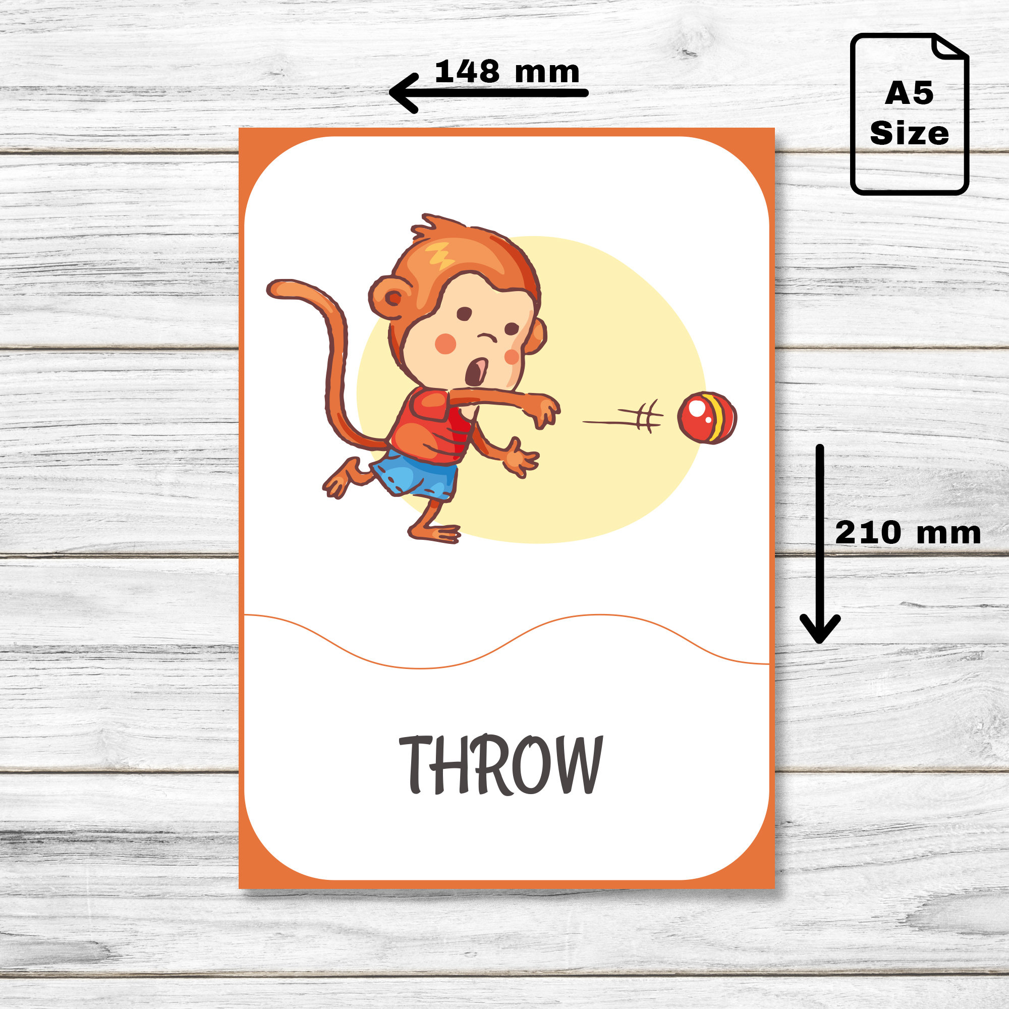 Printable Action Verbs Flashcards - Printable Positional Words Cards ...