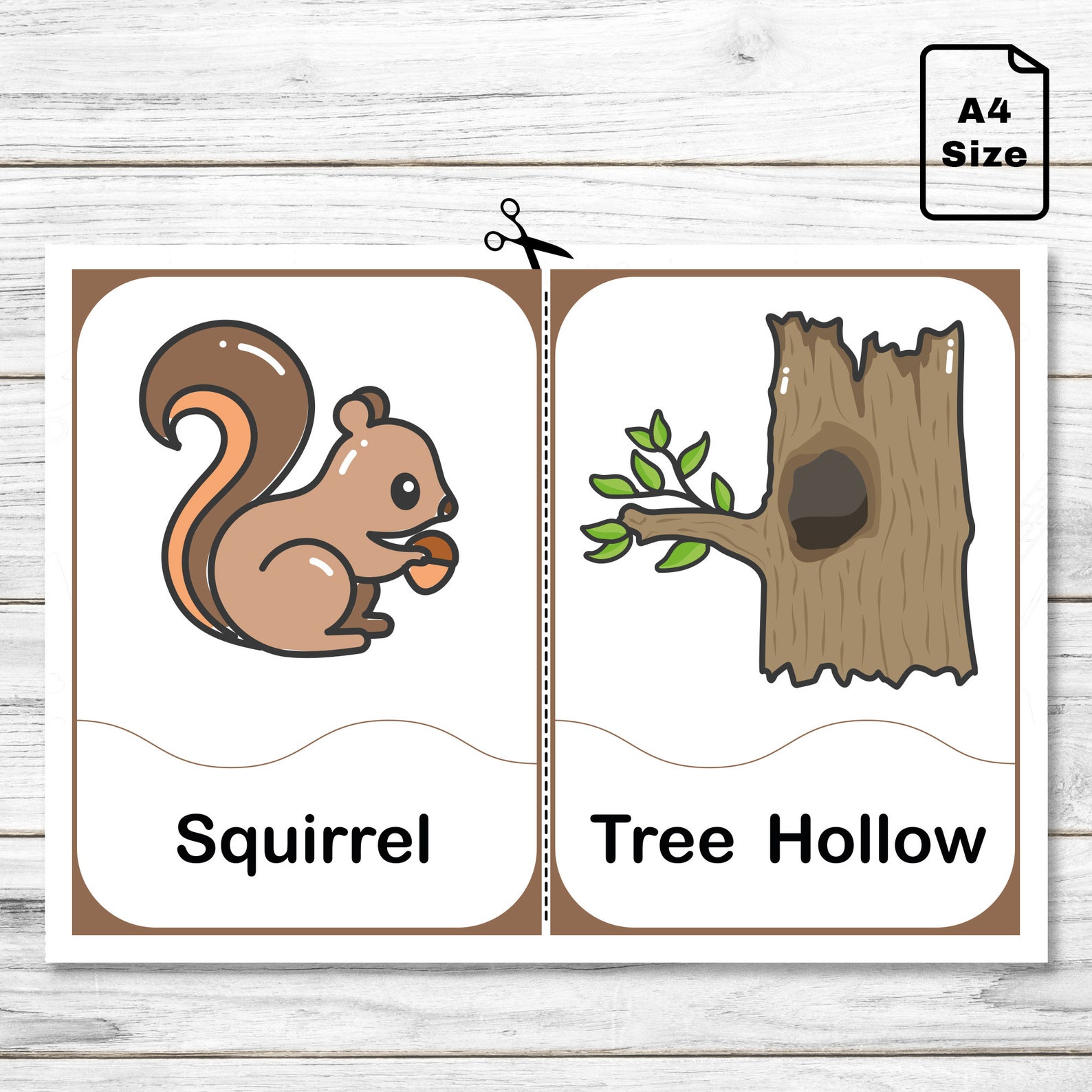 Printable Animals and Their Homes Matching Cards - Printable Animals ...