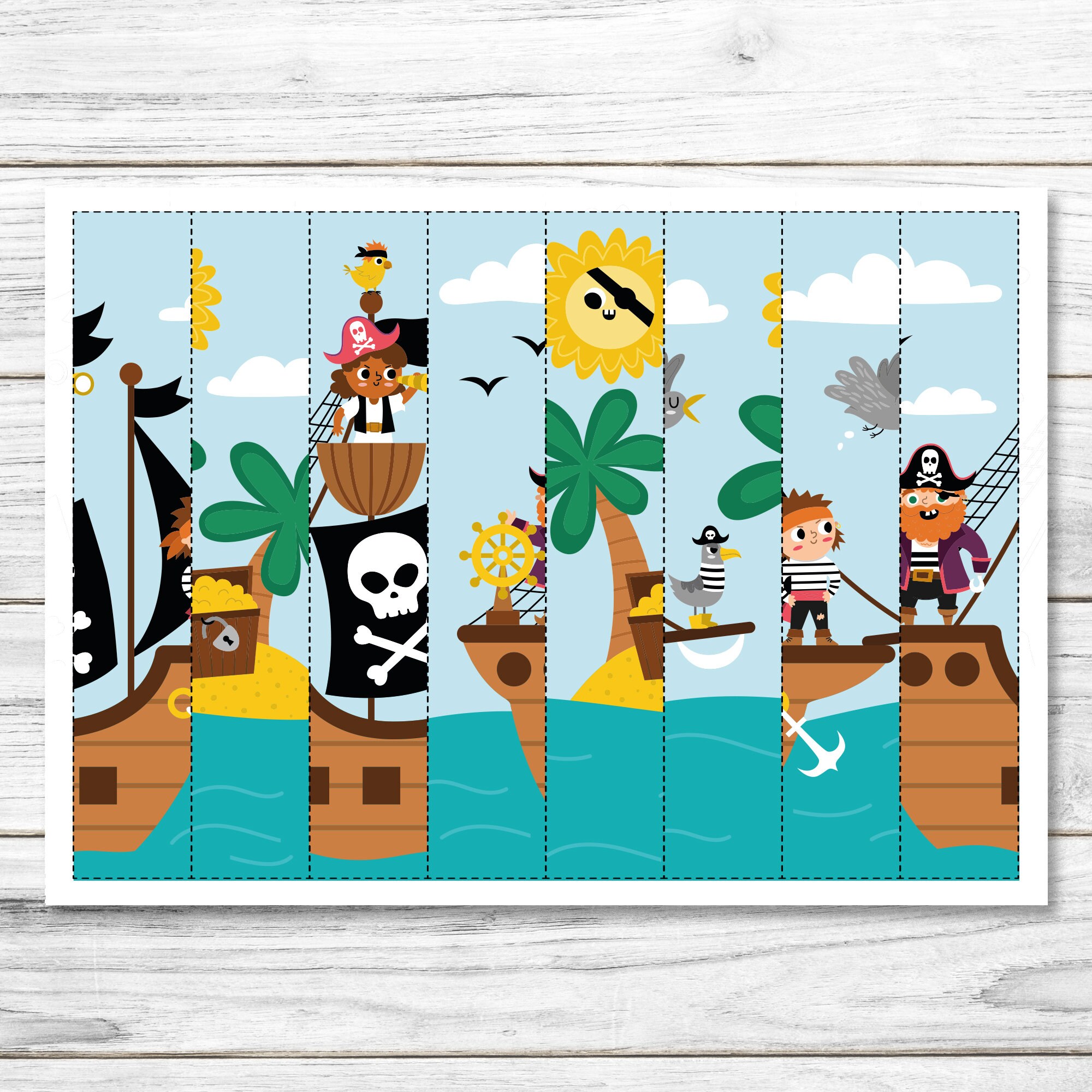 Digital Printable Educational Number Puzzle Game Matching Number Puzzle ...