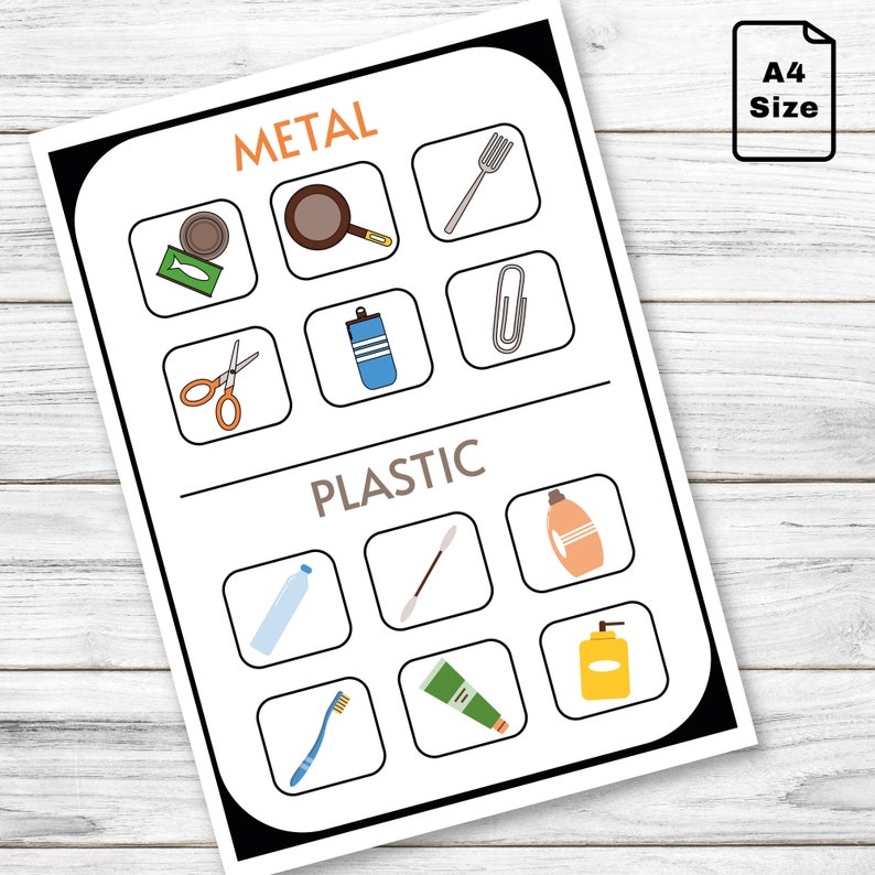 Printable Digital Recycling Activity Game - Recycling Game - Earth Day ...