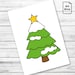 Christmas Tree Printable Craft Kit Christmas Ornament Kids Kids ...