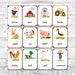 12 Printable Farm Animals Flashcards, PDF Printable Cards, Farm Flash ...