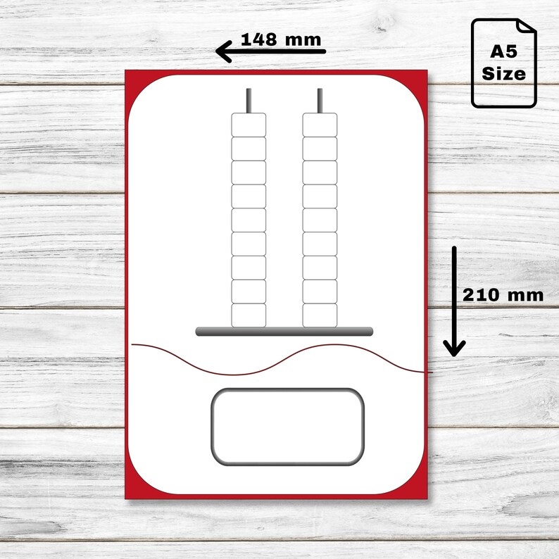 Abacus Counting Numbers Flash Cards - Abacus Printable Flashcards ...
