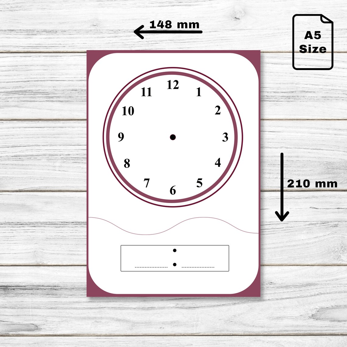 Prinable Telling the Time Blank Clocks Worksheet Template - Analog ...
