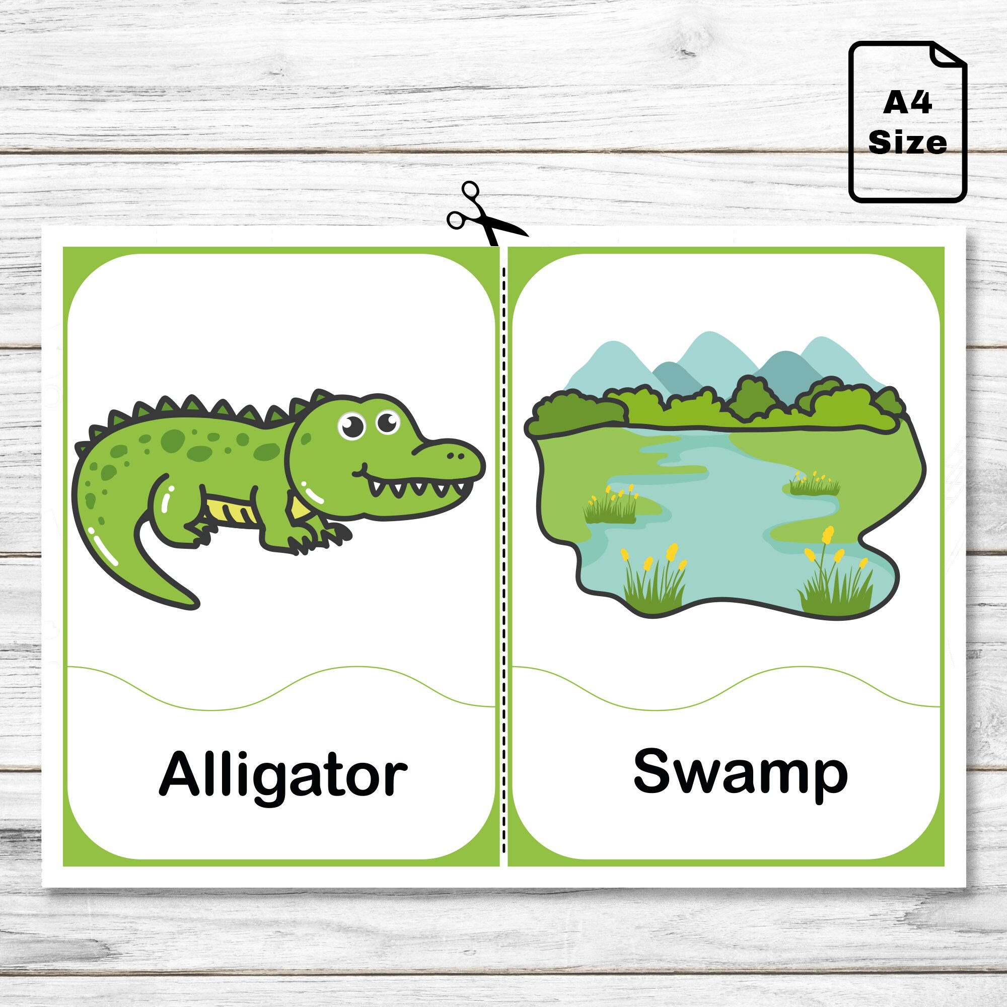 Animals and Their Homes Matching Cards - Printable Animals Flashcards ...
