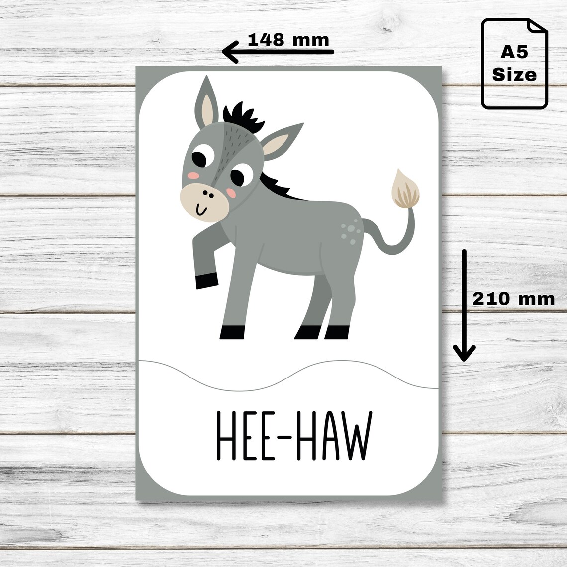 Farm Animal Sounds Printable Flashcards - Farm Animal Noise - Animal ...