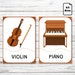 16 Musical Instruments Printable Flash Cards, Musical Instruments Cards ...