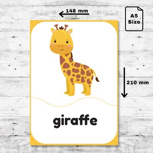Animal Flash Cards for Children - Montessori Animal Flash Cards ...
