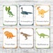 Dinosaur Flash Cards: Montessori Homeschool Printable (PDF Digital ...