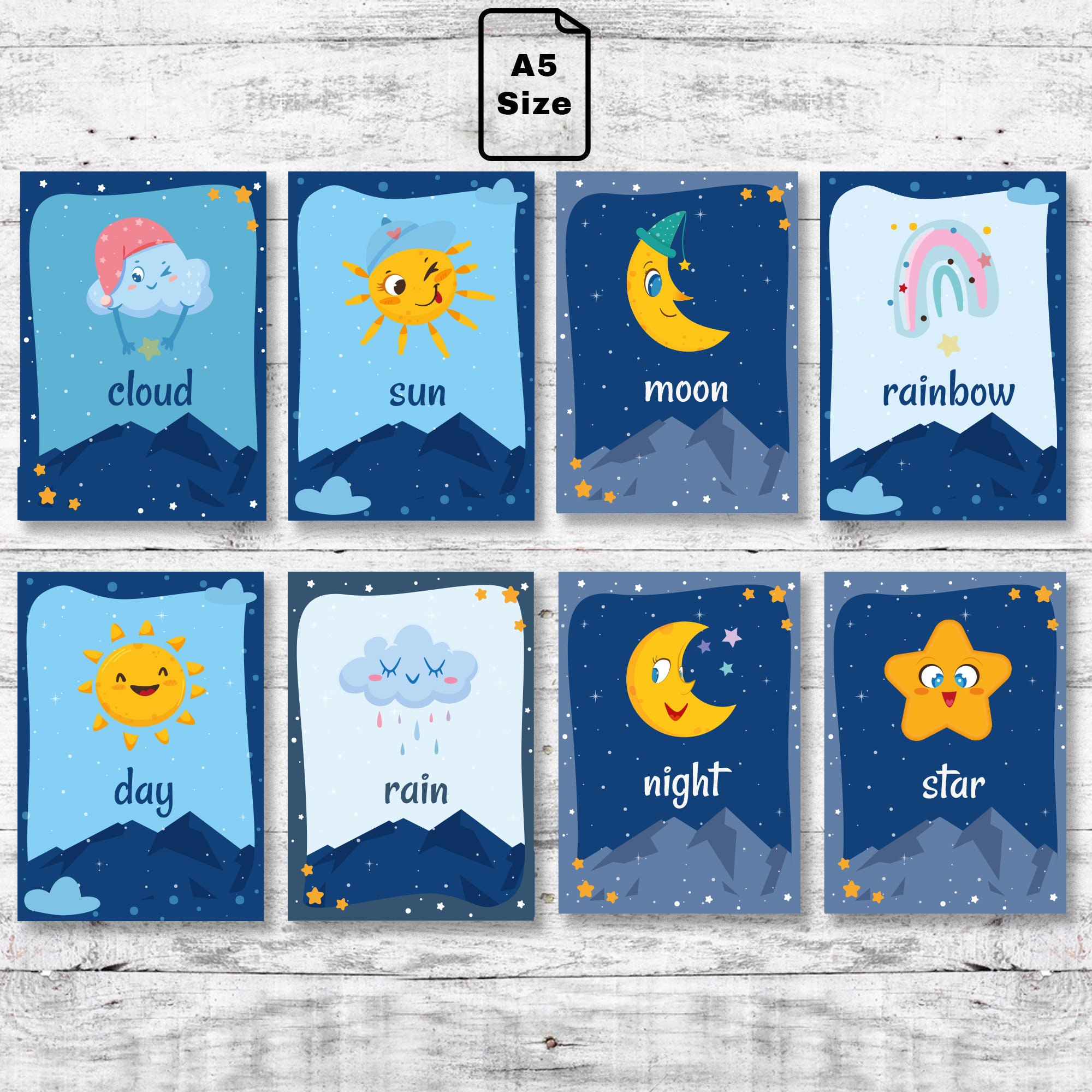 Weather Flashcards To Print